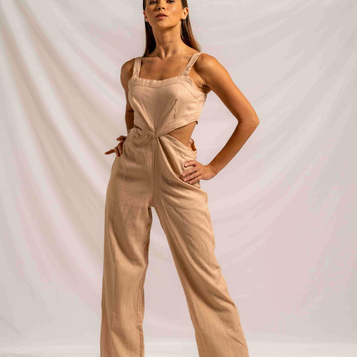 Latisia Jumpsuit Sepia – Myth the Label